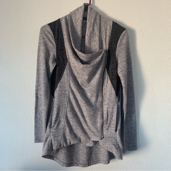 Sweet Rain | Jackets & Coats | Sweet Rain Gray And Black Asymmetrical ...